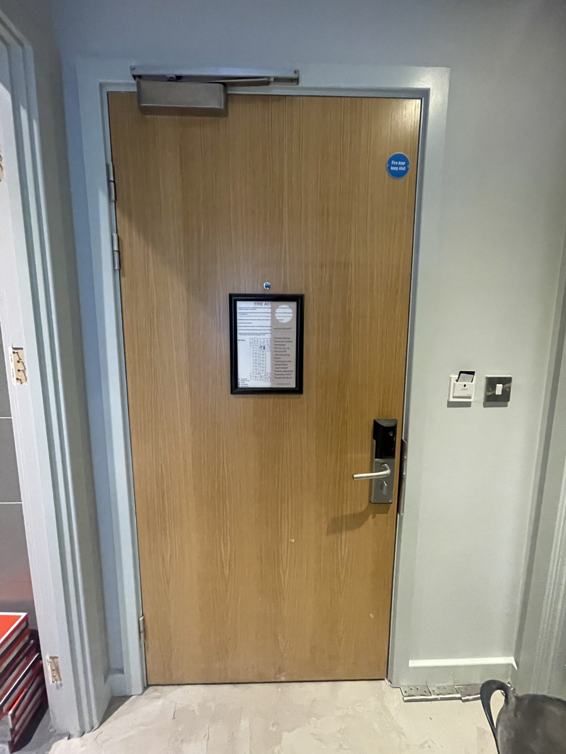 Fire Door Vinyl Wrap - Professional Installers